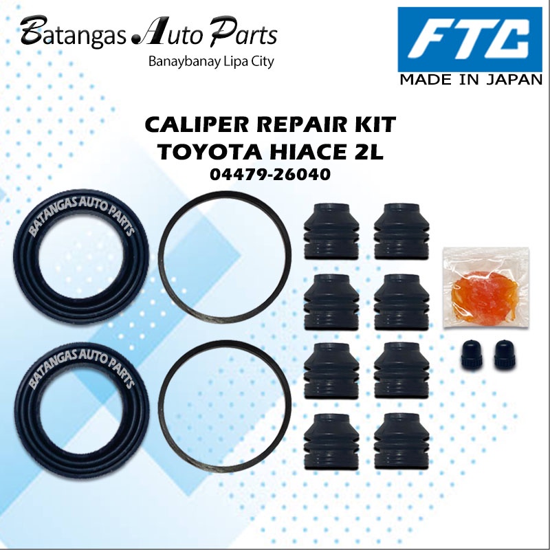 FTC CALIPER REPAIR KIT TOYOTA HIACE 2L 1SET FRONT | Shopee Philippines