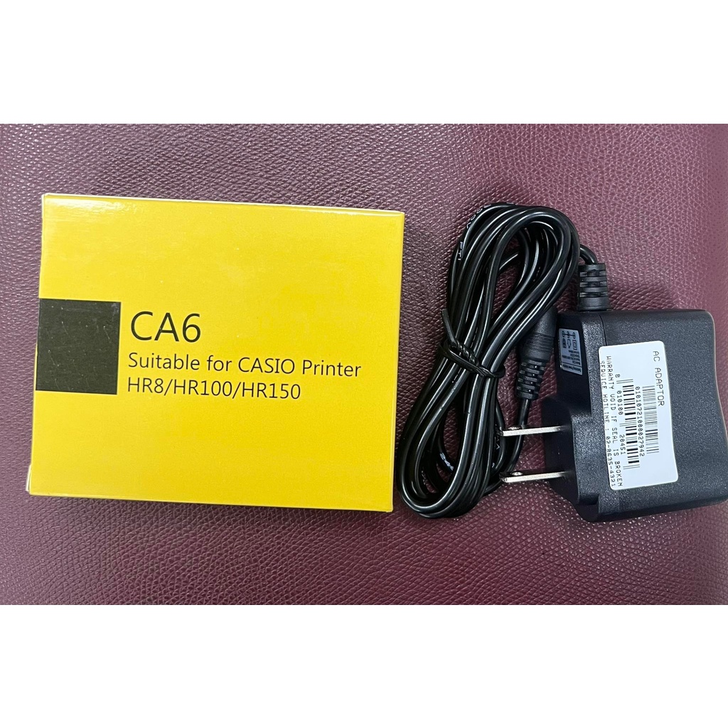 POWER ADAPTOR CA60 FOR CASIO PRINTER MODELS HR8, HR100, HR150 SERIES ...