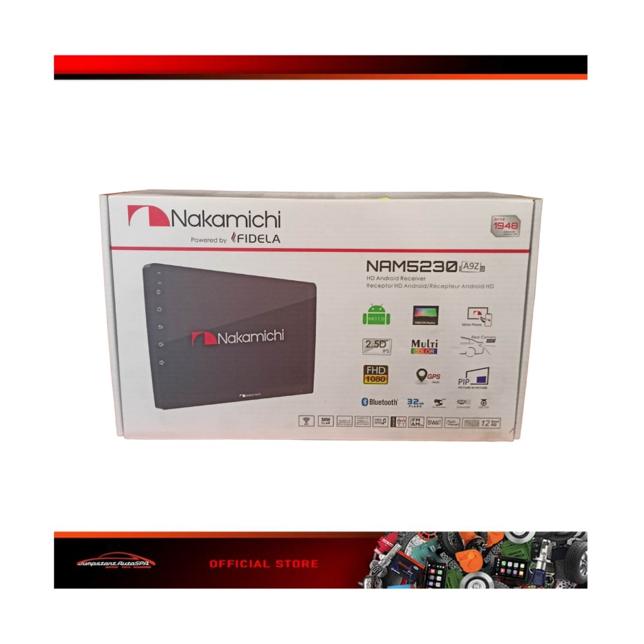 Nakamichi NAM5260 A9Z 9" (4+64gb) Android 12 with Apple Carplay and ...