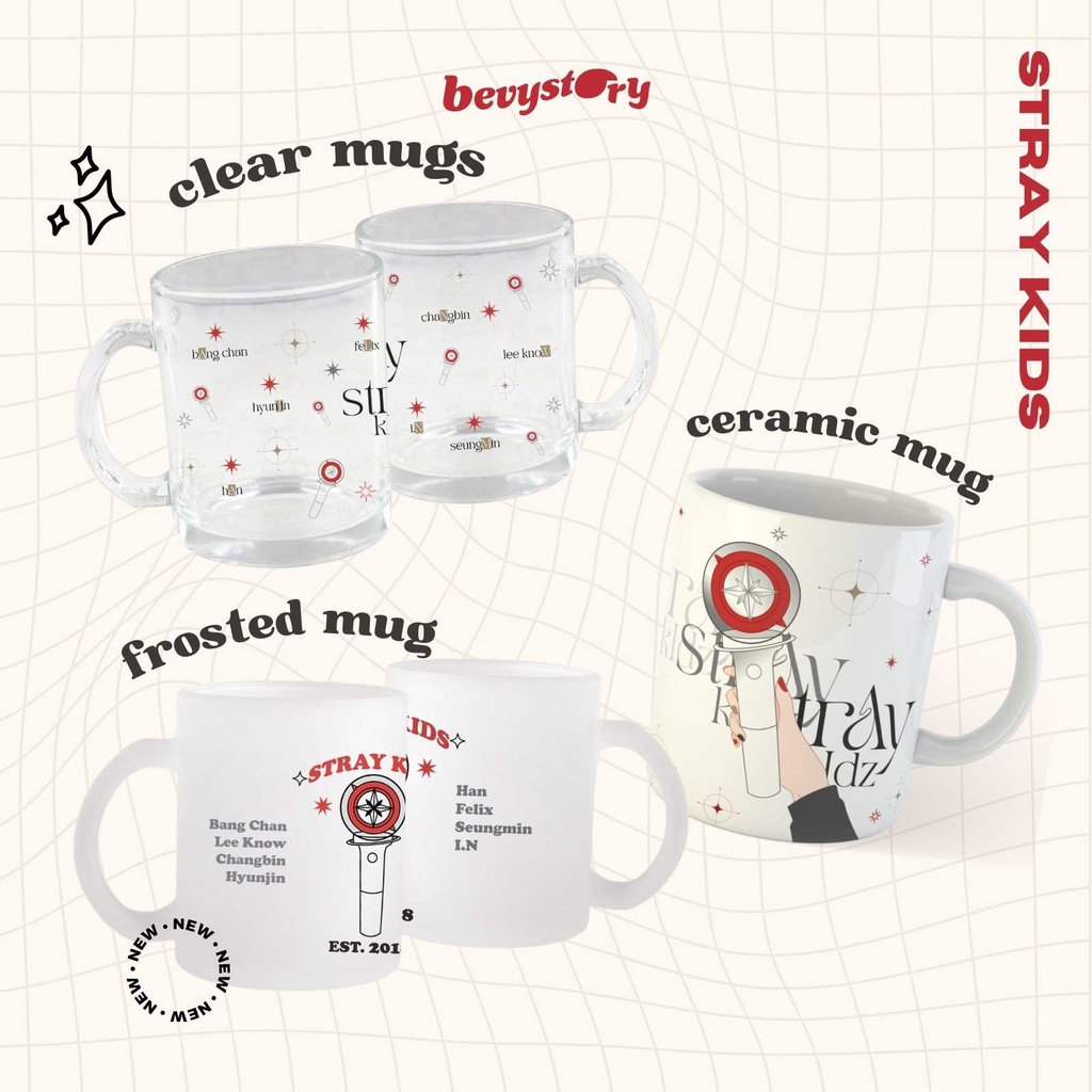 Kpop Mugs StrayKids SKZ Stay Fanmade Merch Gift Ideas | BevyStory ...