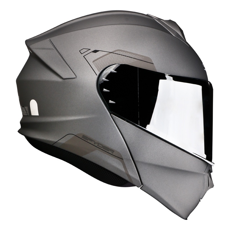 Spyder Force PD S0 V2 - Modular Dual Visor Helmet (Free Clear Visor ...