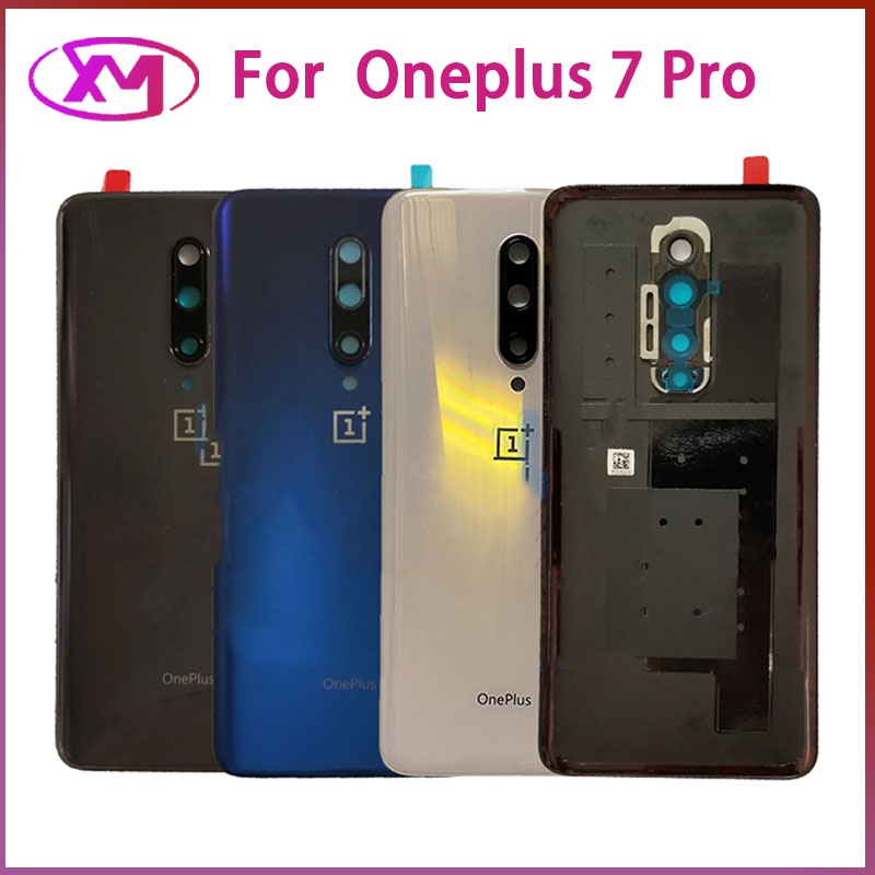 For Oneplus 7 Pro Back battery Cover Door Housing case Rear Glass ...