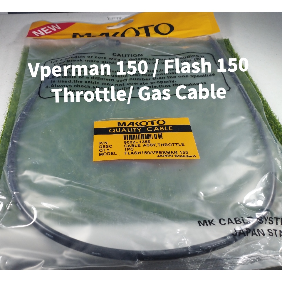 Euro Vperman 150 / Euro Flash 150 (not for Rusi) Throttle / Gas Cable ...