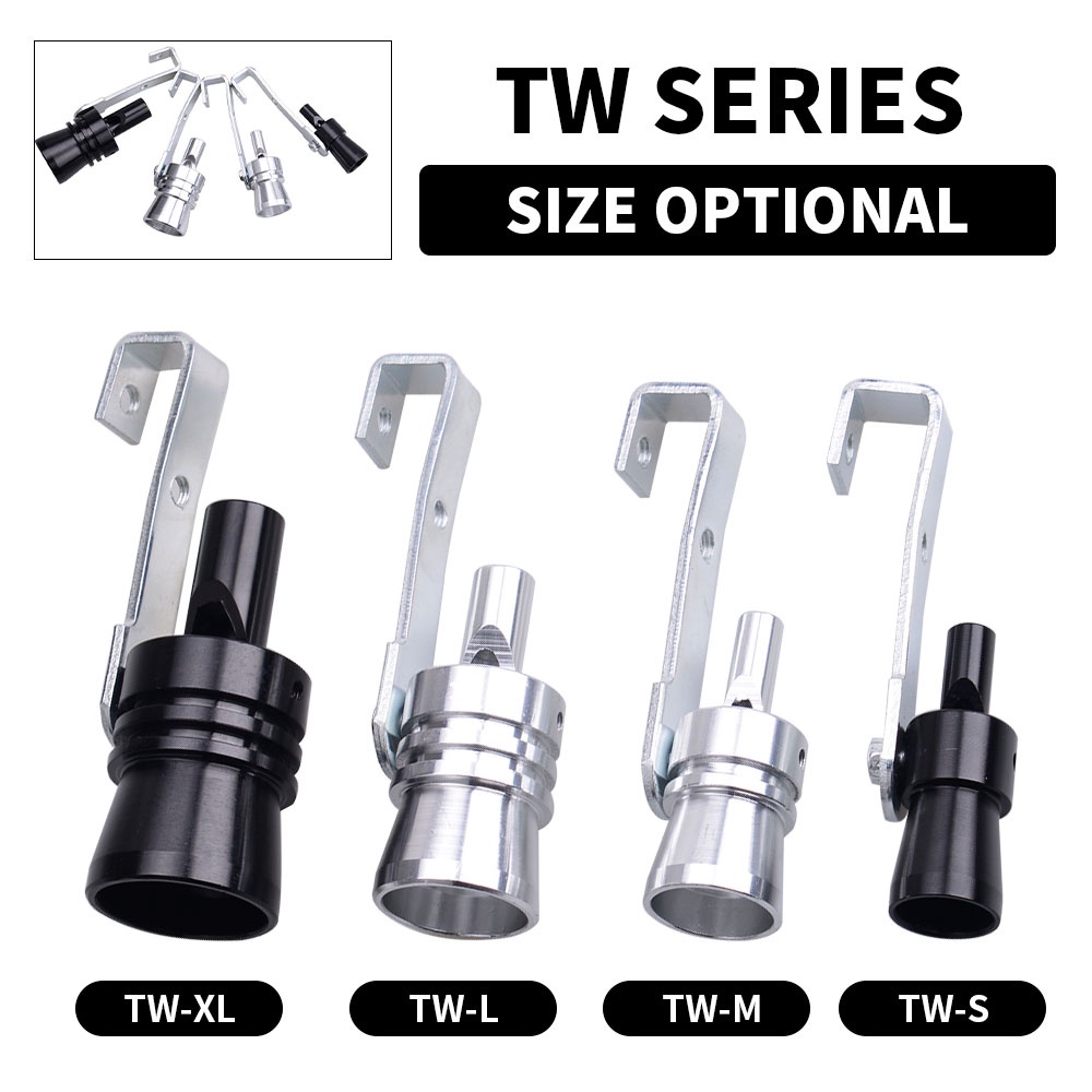 Exhaust Accessories Universal Turbo Sound Car Whistle Exhaust Pipe ...