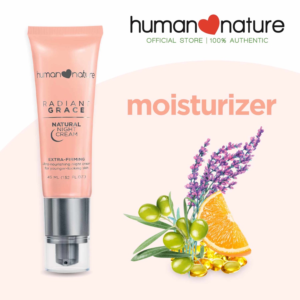 Human Nature Radiant Grace Night Cream 45g | Shopee Philippines