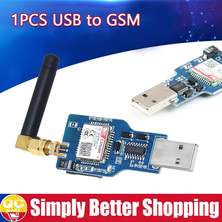 USB to GSM Module Quad-band GSM GPRS SIM800 SIM800C Module for Wireless ...