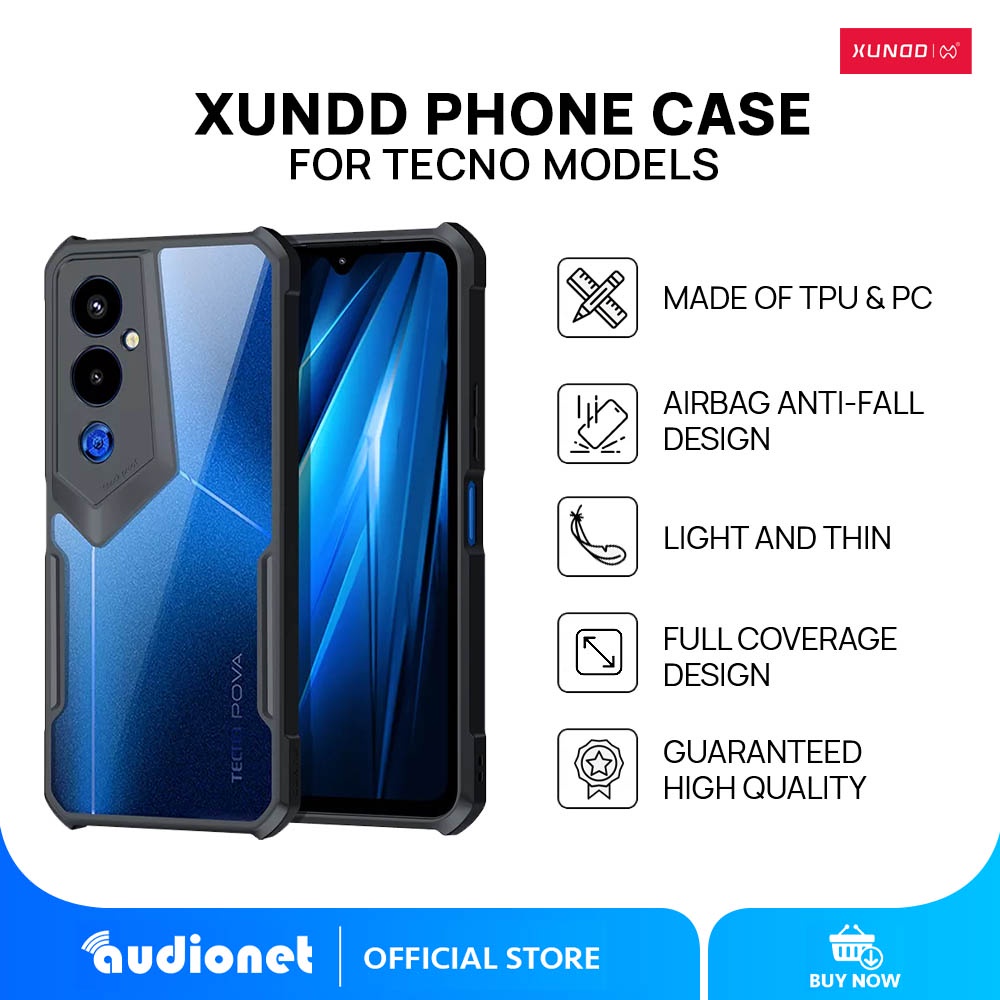 XUNDD Phone Case for Tecno Airbag Shockproof Protective Shell | Shopee ...
