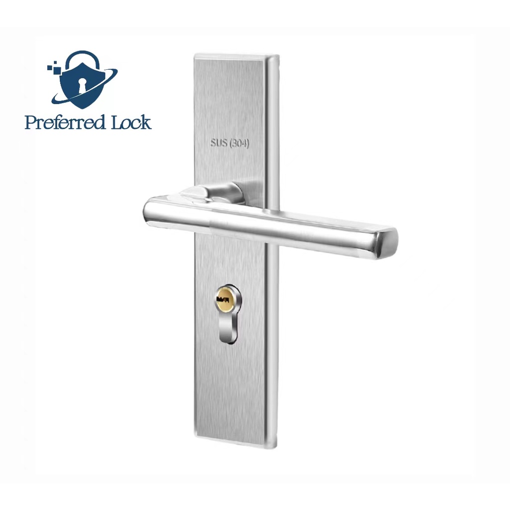 Preferred Lock Door Knob Double Lock Stainless Steel 304 Set Handle For ...