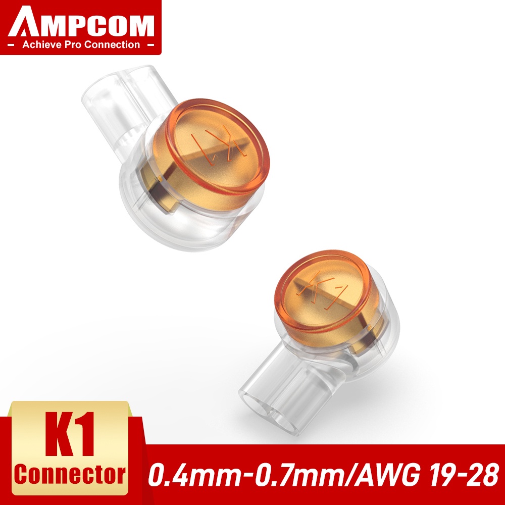 AMPCOM 50/100PCS K1/K2 RJ45 Connector Crimp Connection Terminals UY1 ...