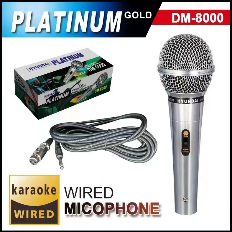 DM-800 PLATINUM HYUNDAI PROFESSIONAL MICROPHONE | Shopee Philippines