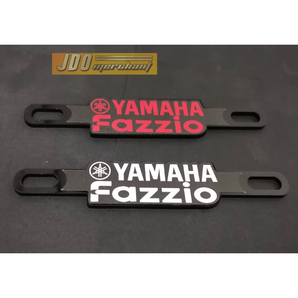 Yamaha fazzio Plate Emblem Plate badge free keylace | Shopee Philippines