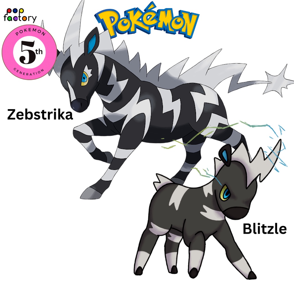 Blitzle & Zebstrika Pokemon Cards TCG (5th Gen Pokemon) | Shopee Philippines