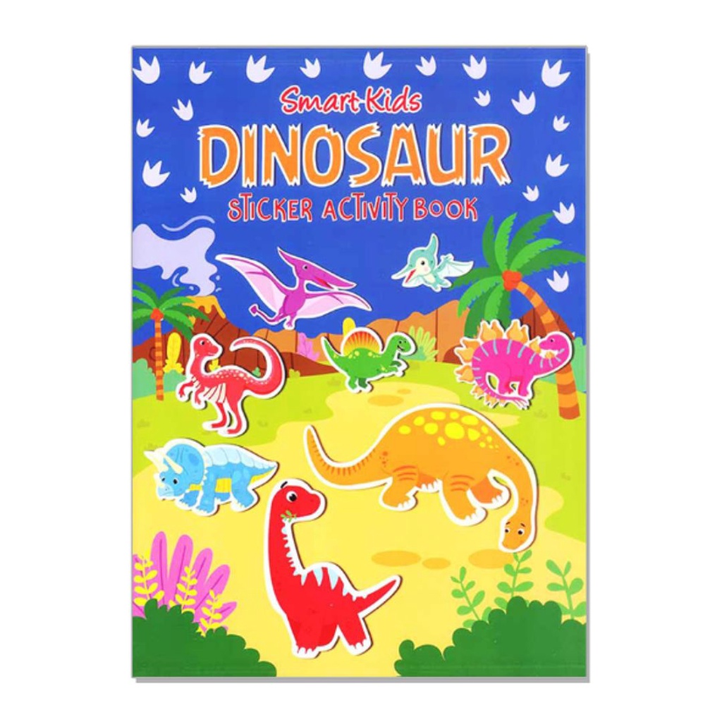 Smart Kids Sticker Activity Book - DINOSAURS * (SOFTCOVER) | Shopee ...