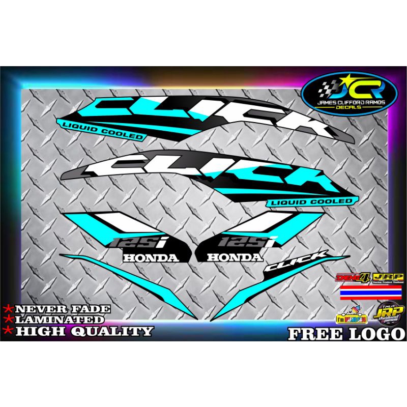 Honda Click 125 i v2 Stock Decals Stickers | Shopee Philippines