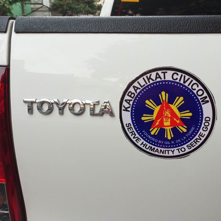 KABALIKAT CIVICOM Magnet Sticker Decal Decals Car Auto Motor Motorcycle ...