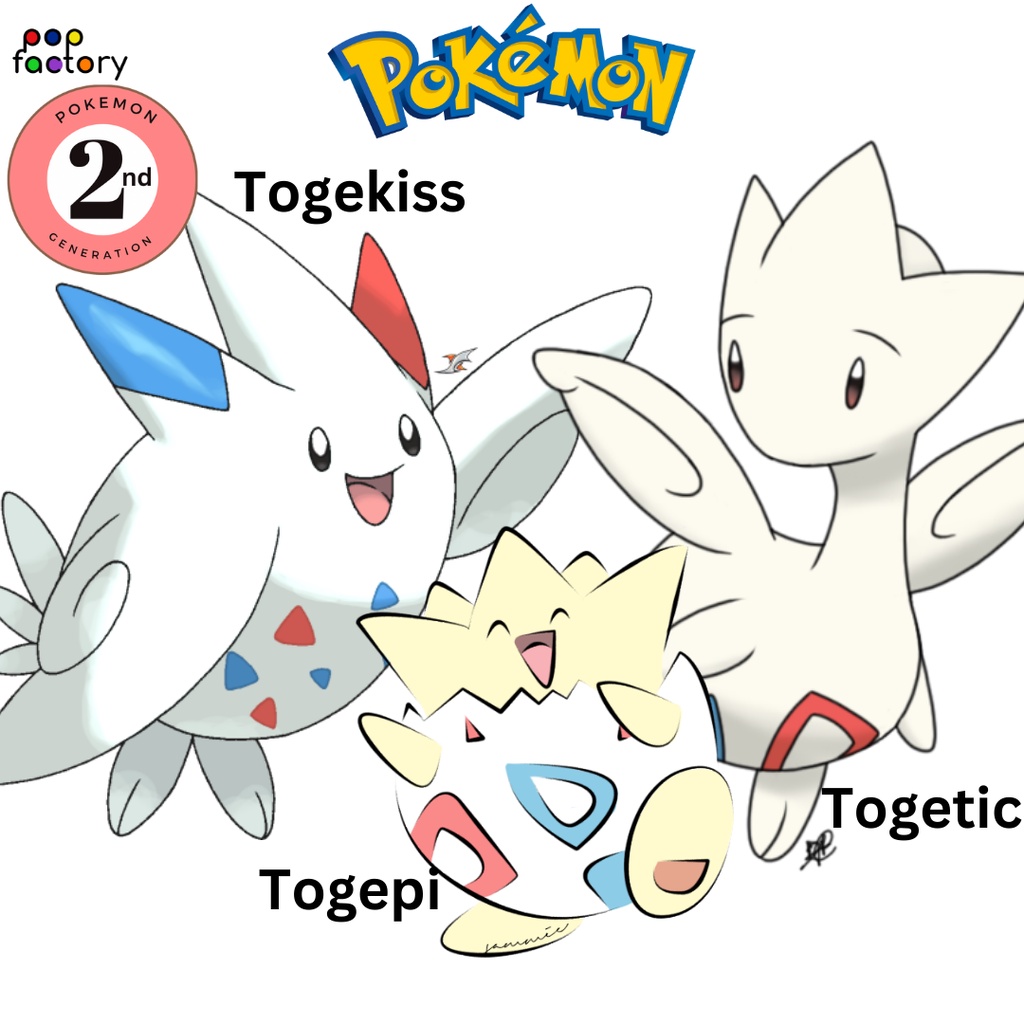 Togepi & Togetic & Togekiss Pokemon Cards TCG ( 2nd Gen Pokemon ...