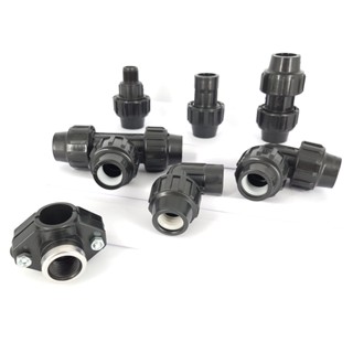 PE Compression Fittings 1/2"20mm-1"32mm. elbow tee coupling adapter plug | Shopee Philippines