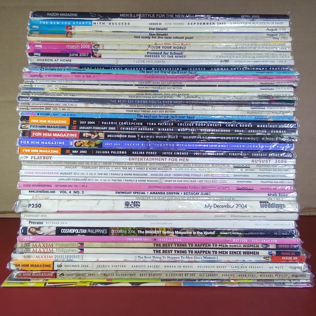 MG39 MAGAZINES - Assorted (Pre-loved) | Shopee Philippines
