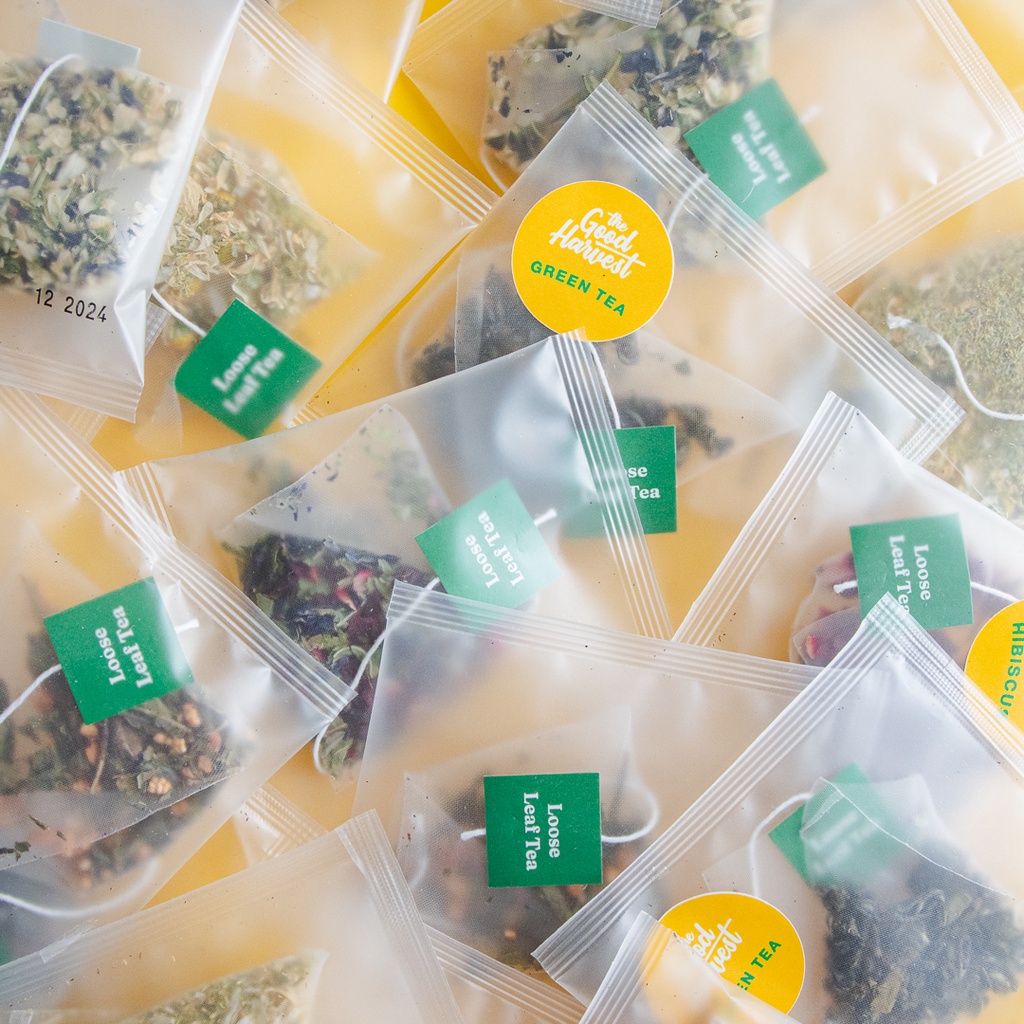 Singles Pyramid Tea Bag - Loose Leaf Tea for Cafe, Restaurant, Hotel ...