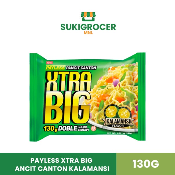Payless Xtra Big Pancit Canton Kalamansi 130G | Shopee Philippines