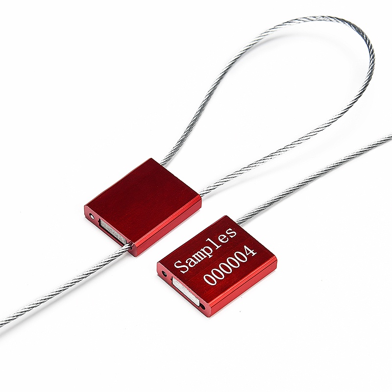 50pcs Custom Cable Seal Metal Lock for Container Truck Trailer cargo ...