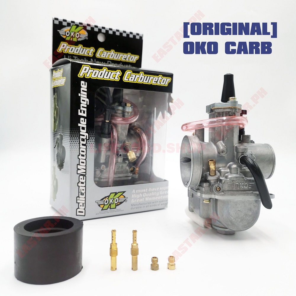 [Original] OKO Carburetor Flat Side 26mm 28mm 30mm Taiwan made | Shopee Philippines