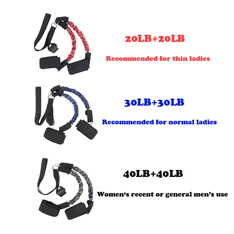Booty Training Resistance Band Leg Hip Power Strengthen Pull Rope Belt ...