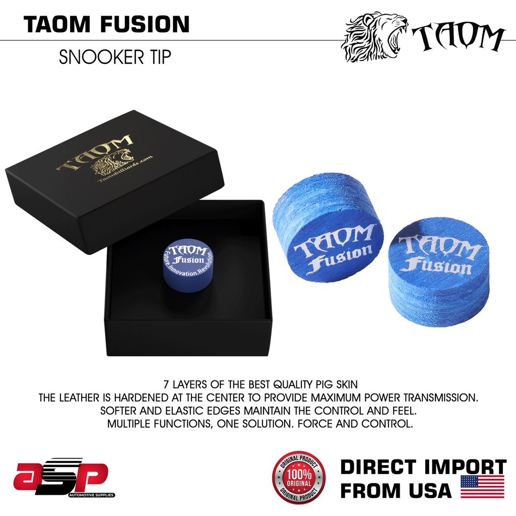 TAOM FUSION SNOOKER CUE TIP Billiard (1 Piece) | Shopee Philippines