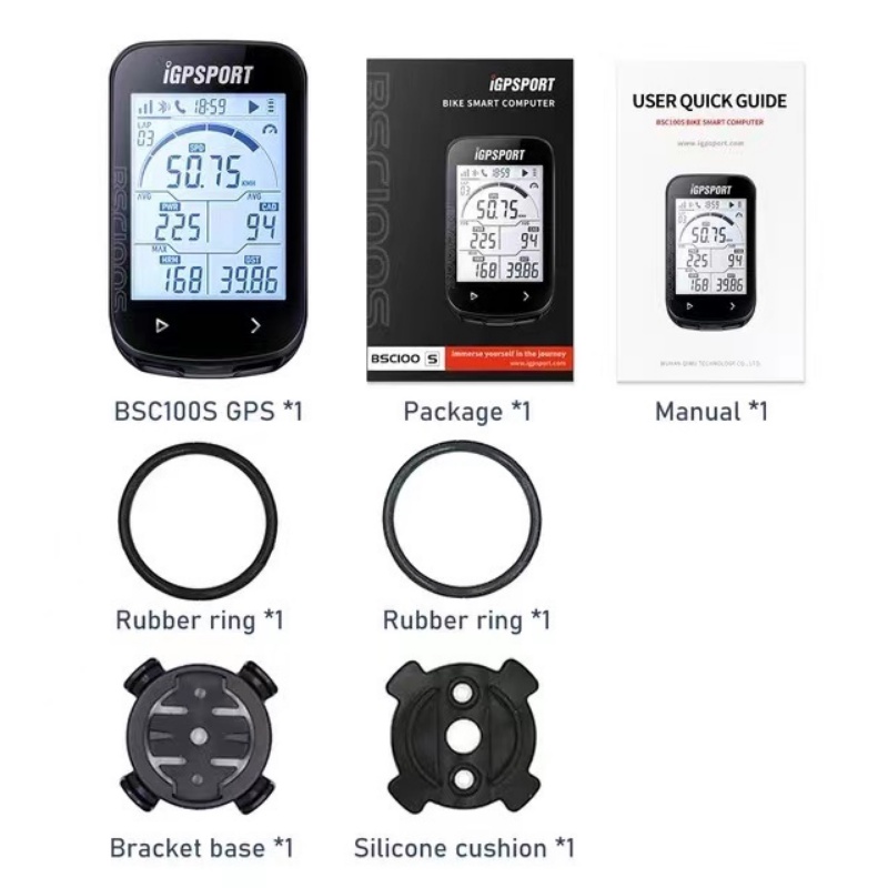 IGPSPORT BSC100S GPS Bicycle Computer Bluetooth ANT+ Wireless ...