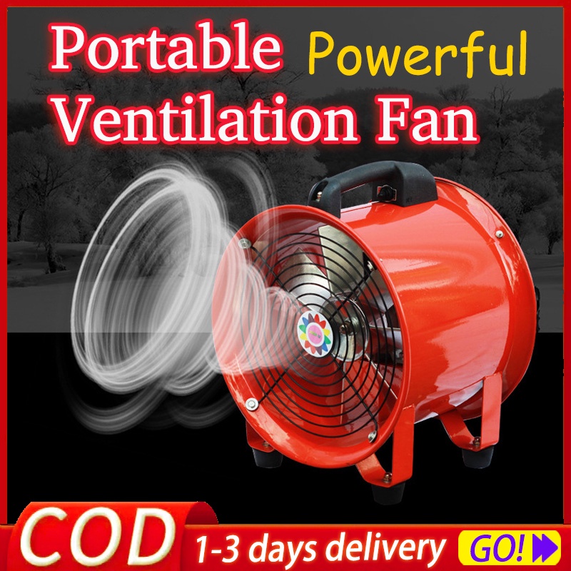 8/10/12in Portable blower Ventilation fan , Exhaust Fan, industrial fan ...