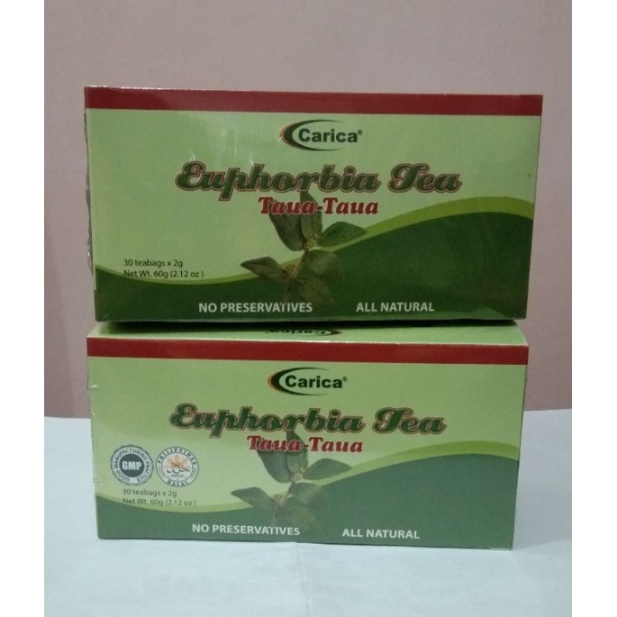 Carica Euphorbia Tea 90's | Shopee Philippines