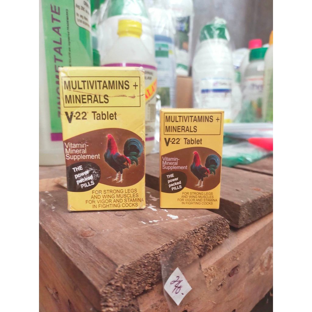 V22 TABLET MULTIVITAMISN AND MINERALS (30 TABLET AND 100 TABLETS ...