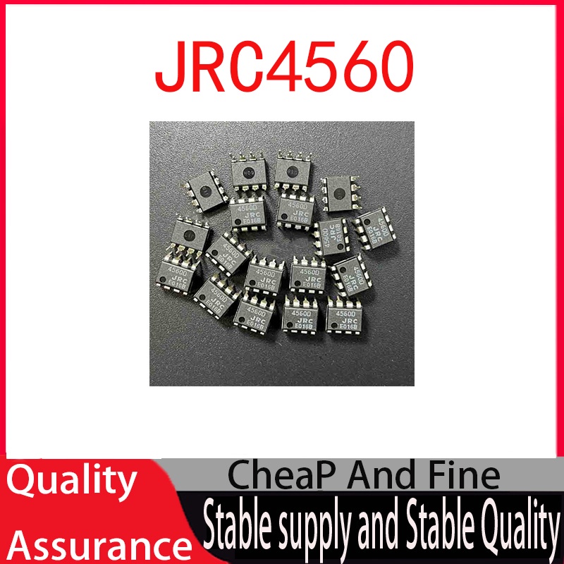 10pcs 20PCS JRC4560 SOP-8 NJM4560M 4560 4560M NJM4560 SOP8 SMD Dual Op Amp Amplifier IC ...