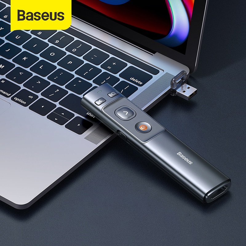 Baseus Remote Controller PPT Pen Wireless Presenter Pointer with Remote ...