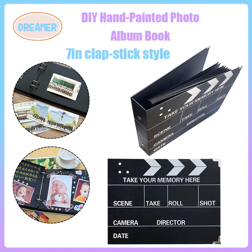 DIY Photo Album Memory Record Scrapbook Student Youth Album Photo ...