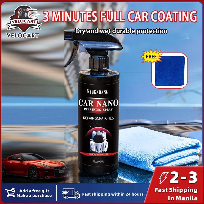 Original 500ML Car Nano Wax Spray Waterproof Super Shine Brighter Car ...