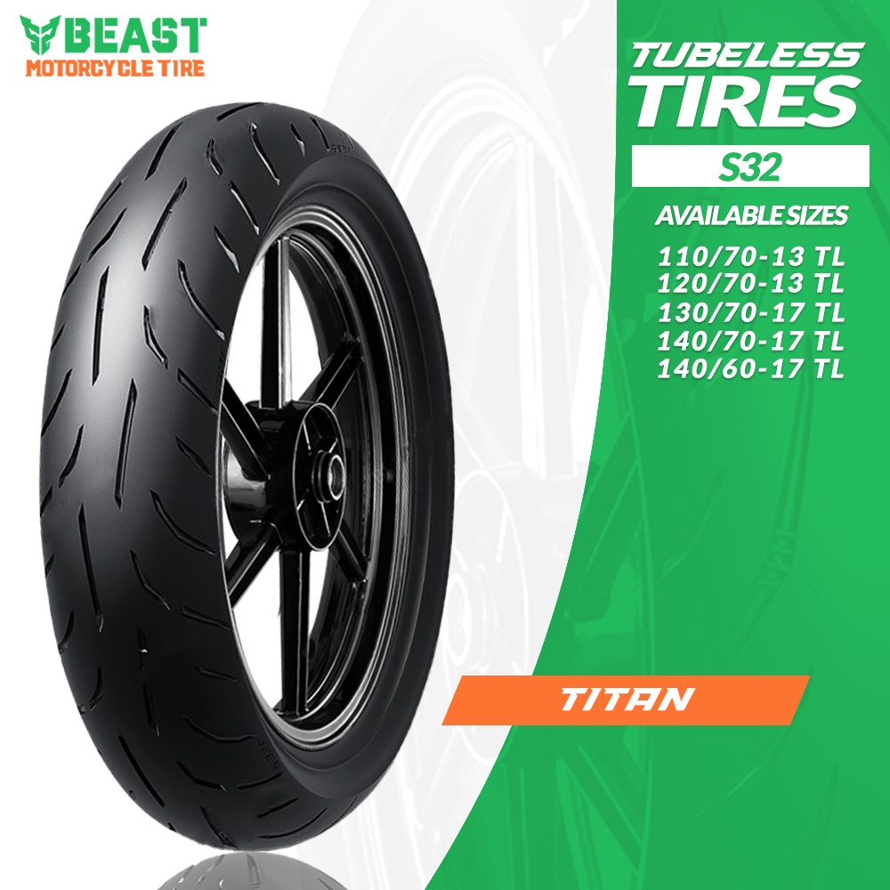 Beast Tire Titan S32 Tubeless Motorcycle Tires Maximum safety with ...