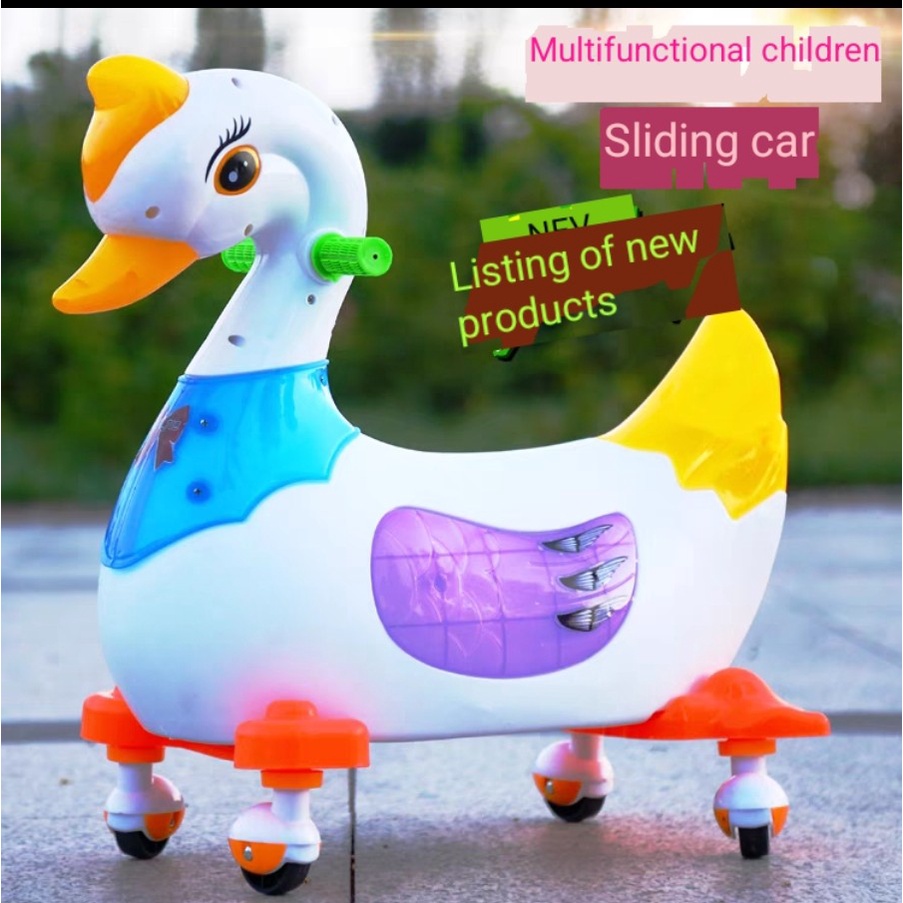 Kid's sliding car with music Ride ons car for baby four-wheeled ...