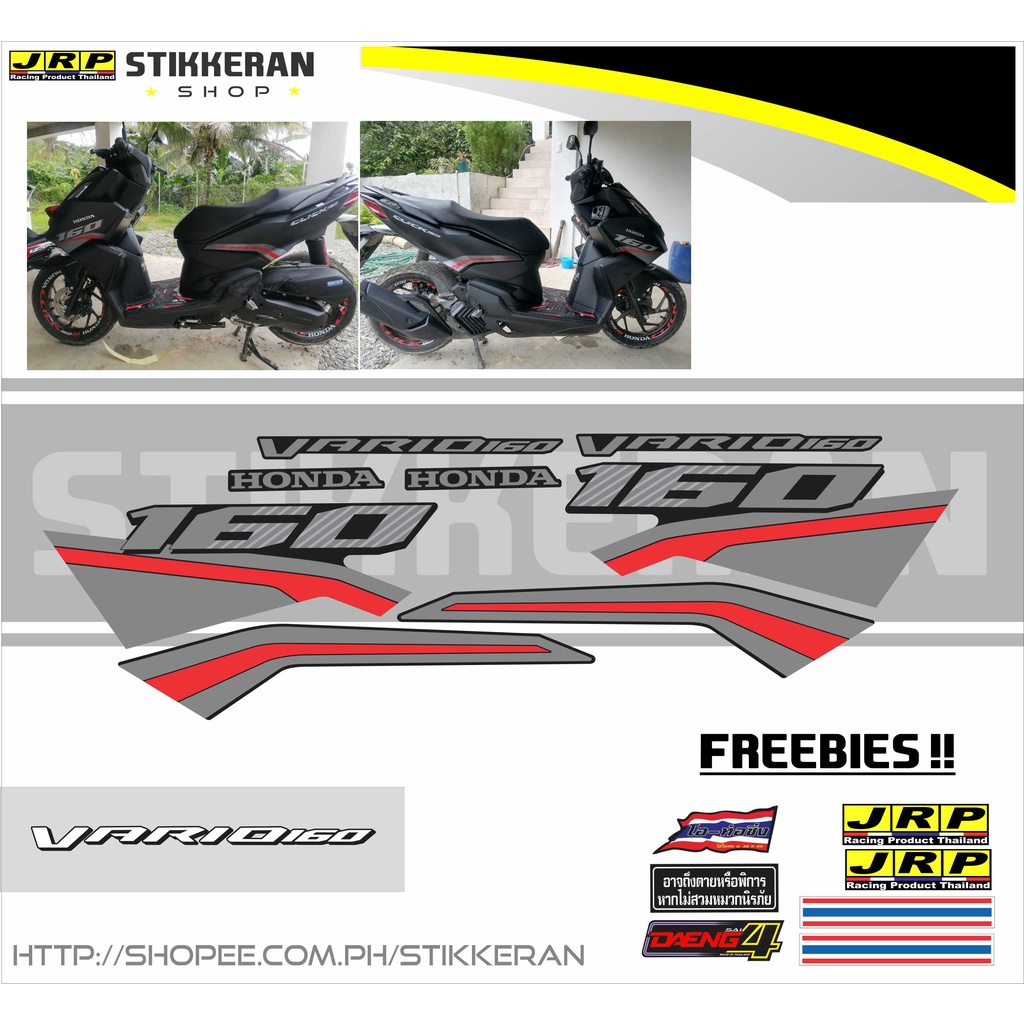 CLICK 160 / VARIO 160 STOCK DECAL | Shopee Philippines