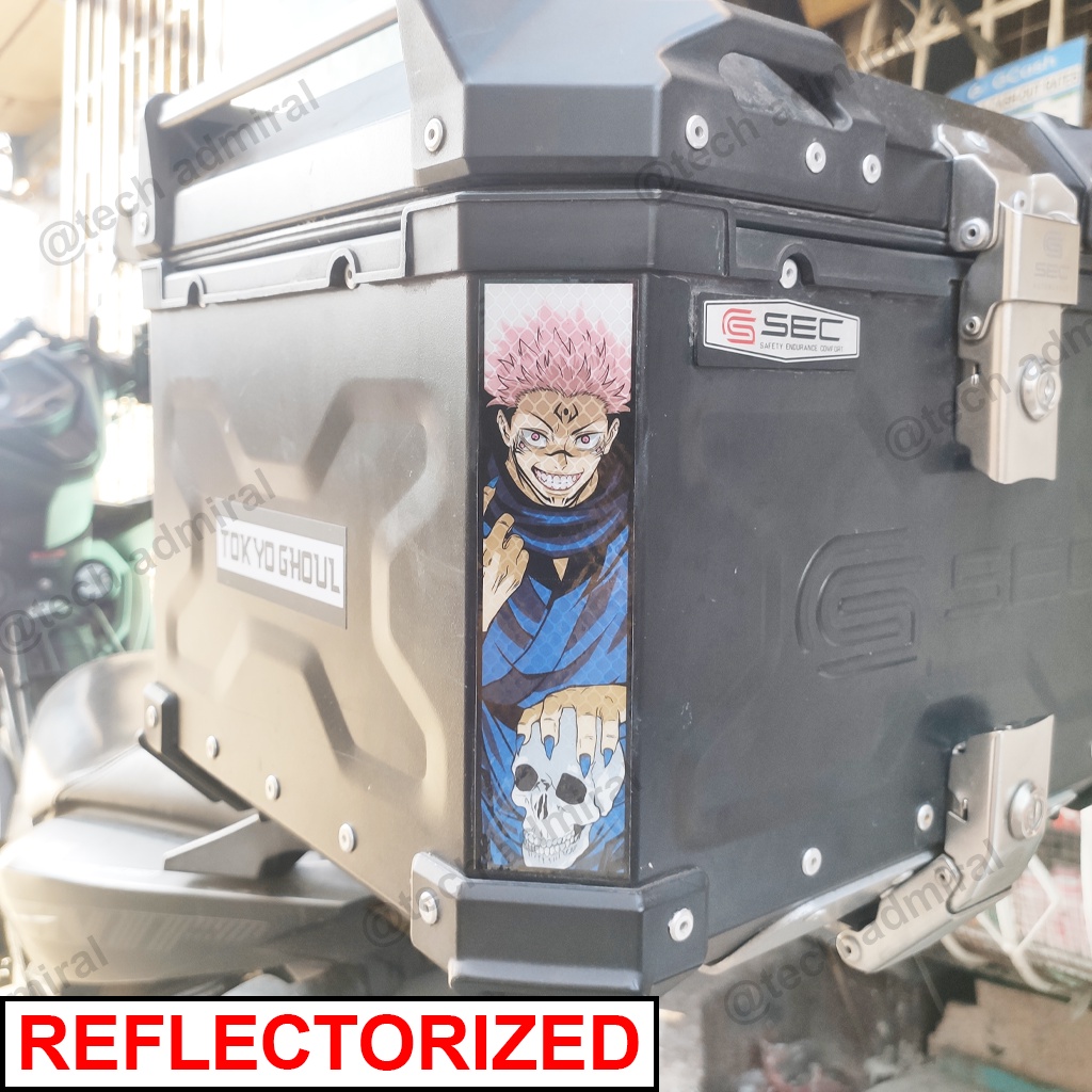 Alloy Top Box Sticker Waterproof Jujutsu Kaisen Yuji Itadori ...