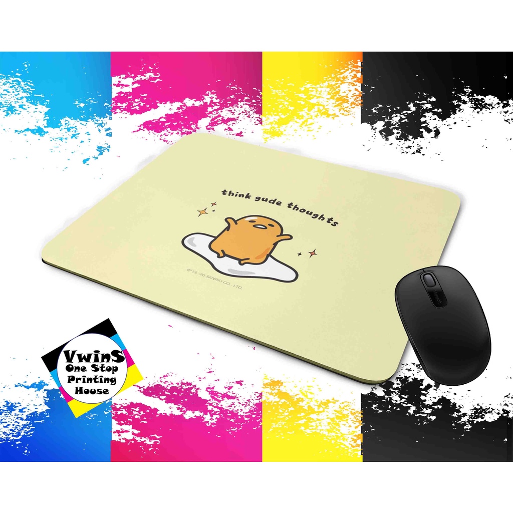 Gudetama Mouse Pads! Sanrio | Anthropomorphized egg yolk mousepad ...