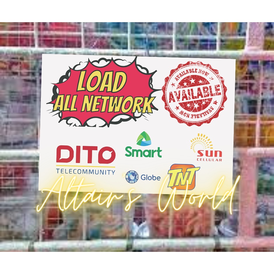 Sari sari Store Signage: Loading Station | Load Available Here Sticker ...