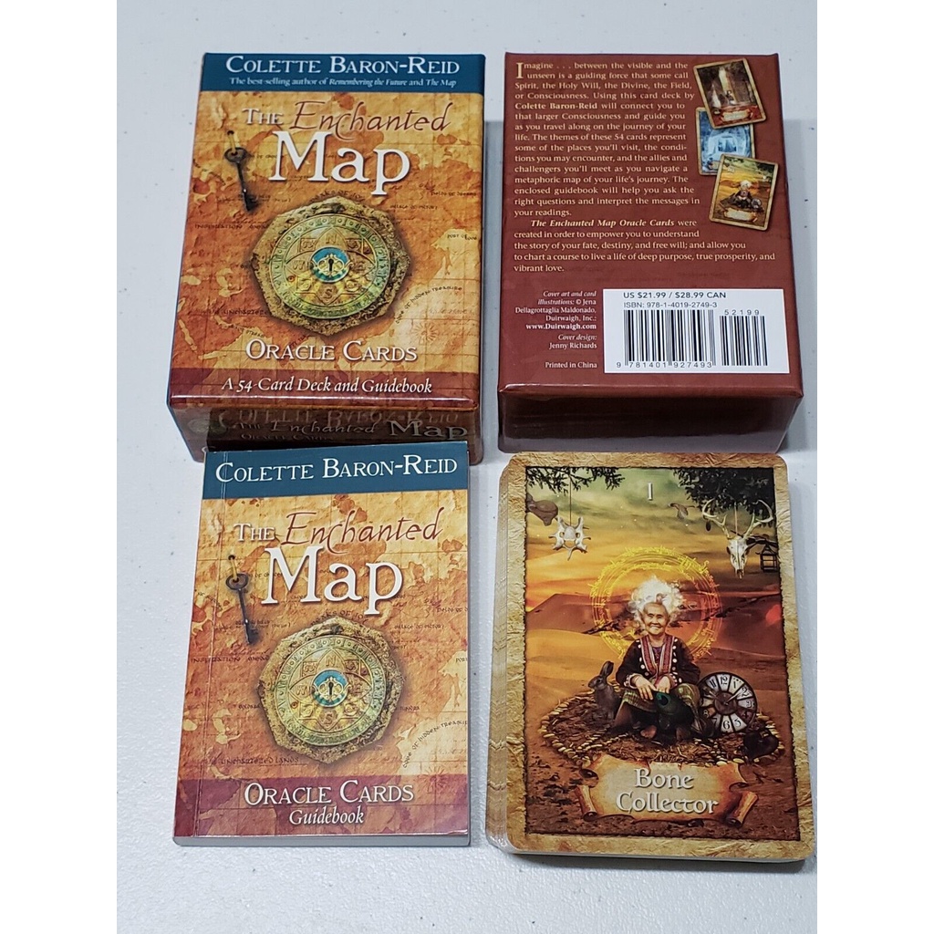 The Enchanted Map Oracle Cards : A 54-Card Deck and Guidebook by ...