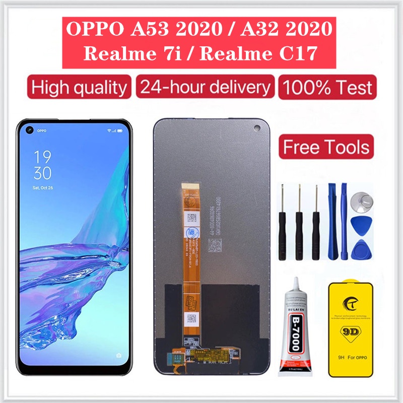 For OPPO A53 LCD Original /Realme 7i LCD/Digital Touch Screen Display | Shopee Philippines