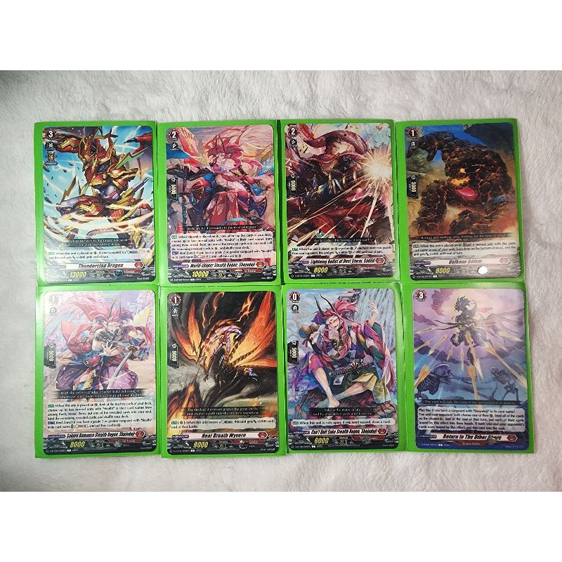 Cardfight Vanguard Overdress D-BT08 Dragon Empire Common Cards | Shopee Philippines