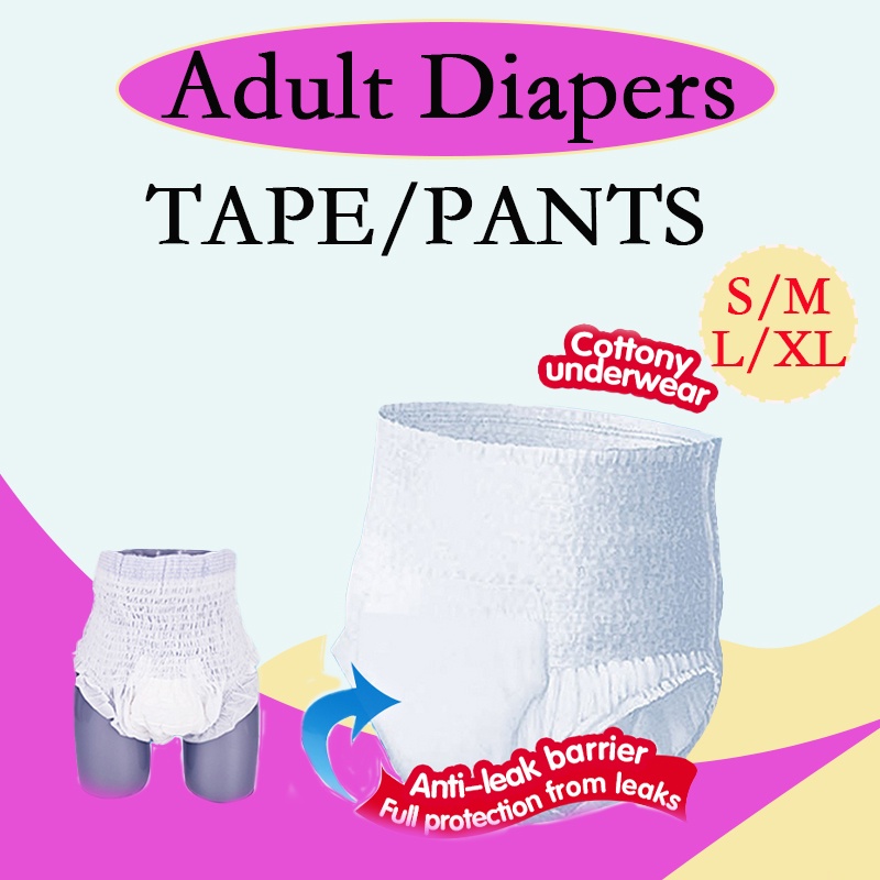 LivDry Adult diapers 20/10Pcs Puller pants diapers Tape diapers ...