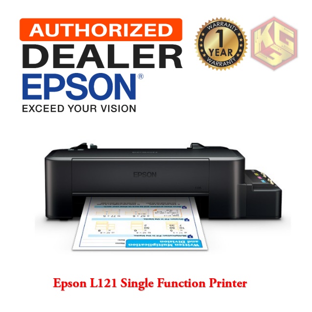 Epson EcoTank L121 A4 Ink Tank Printer | Shopee Philippines