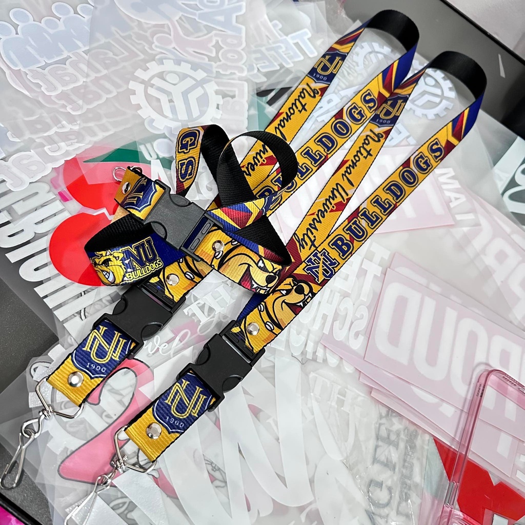 NU National University Bulldogs NU Bulldogs Design ID Lace Lanyards ...