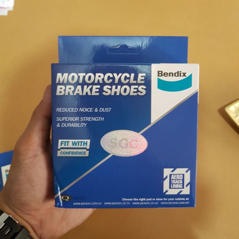 BENDIX Motorcycle Brake Shoes (MS1) (Mio,Fino,Nouvo) (Original ...