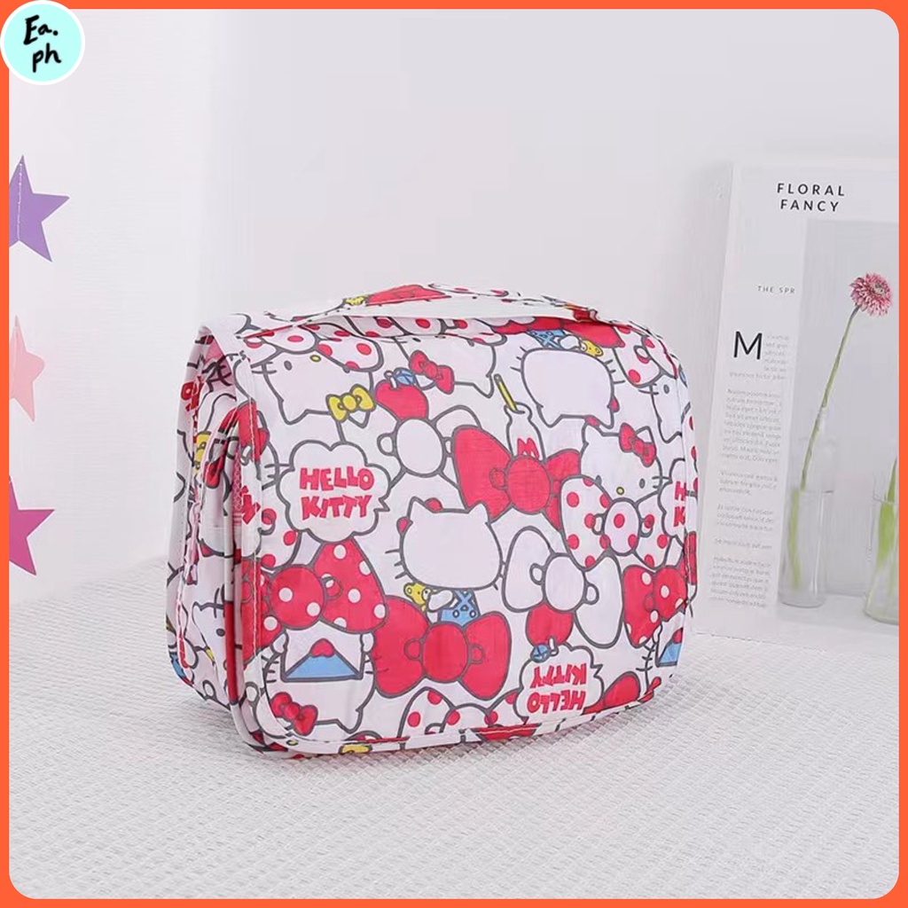Cute Cartoon Pattern Travel Hanging Toiletries Portable Large Capacity ...